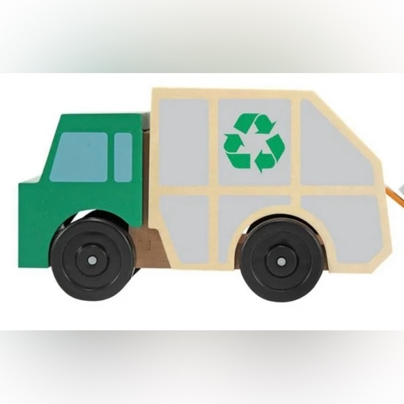 Melissa & Doug | Toys | Melissa And Doug Wooden Garbage Truck No ...